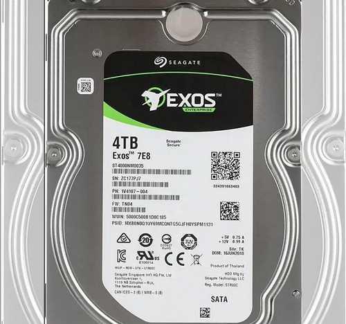 Жесткий диск 4 тб 3.5 SeaGate Exos