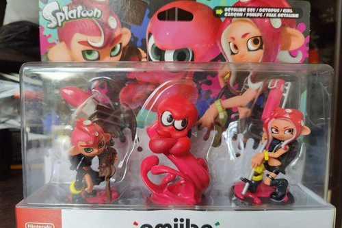 Amiibo splatoon 3 pack. Nintendo 3 фигурки
