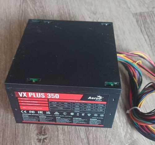 Блок питания 350w AeroCool VX plus