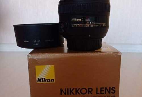 Объектив nikkor 50 мм