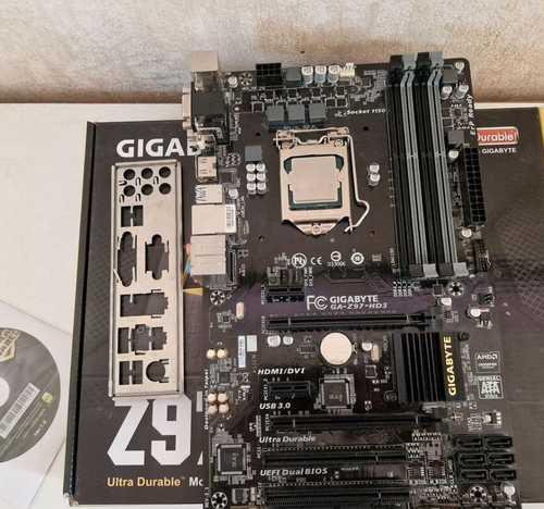 Материнская плата gigabyte ga z97 hd3 lga 1150