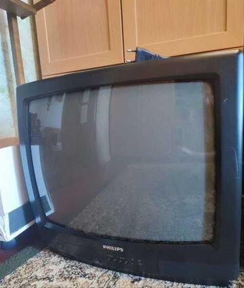 Старый телевизор philips
