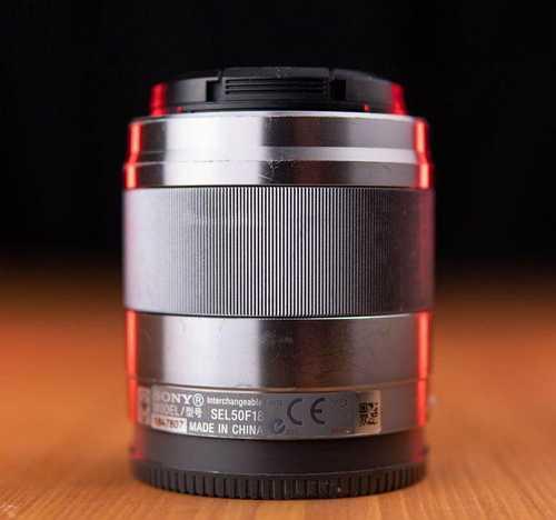 Sony 50mm f/1.8 OSS (Sony E Mount APS-C)