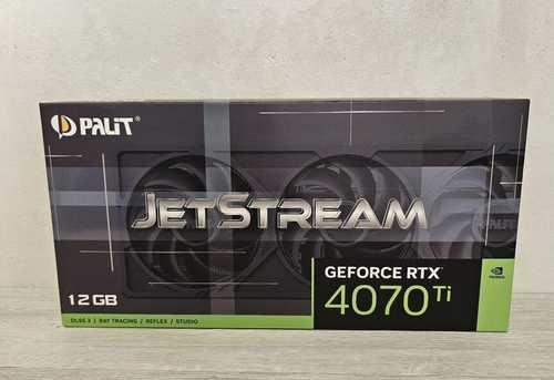 Видеокарта Palit RTX4070Ti jetstream 12гб. Новая