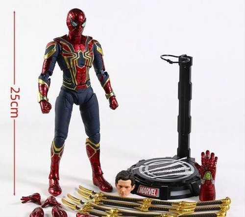 Iron Spider Man фигурка Железный Человек Паук