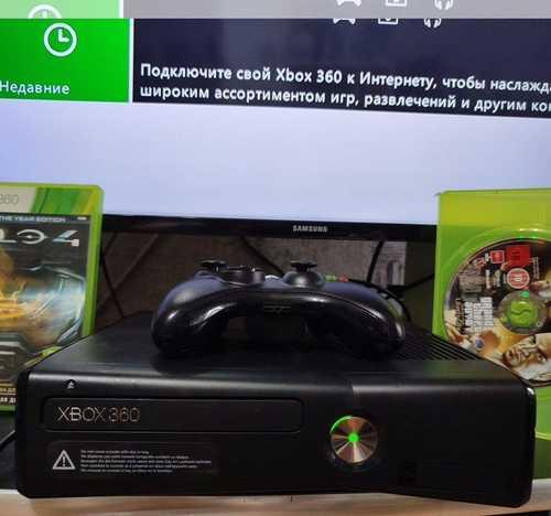 Xbox 360 и 2 игры