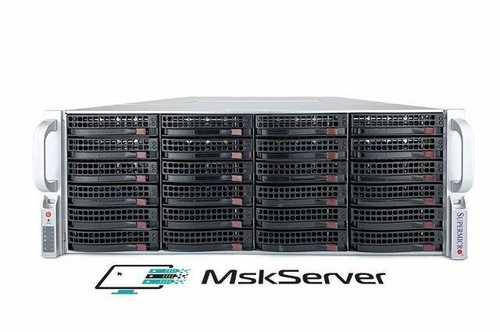 Сервер Supermicro 6047R-E1R24N 2x E5-2687Wv2 64Gb