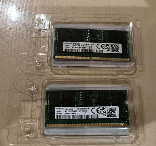 Samsung 32gb DDR5 4800 sodimm Оперативная память