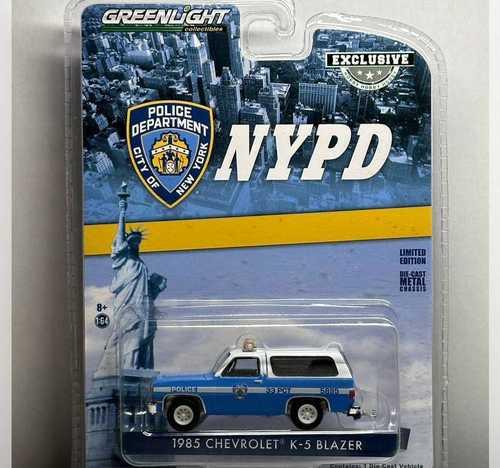 1/64 Greenlight New York Police Chevrolet K-5 Blaz