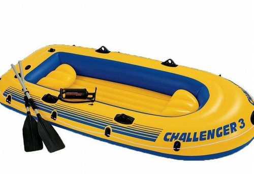 Надувная лодка Intex Challenger 3 Set 295x137x43см