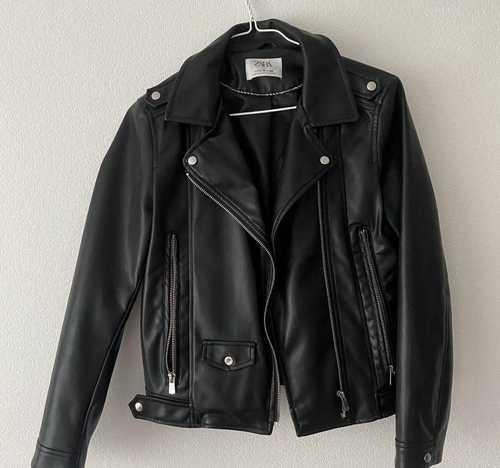 Кожаная куртка Zara 152