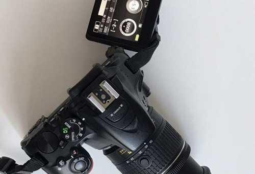 Nikon d5500 kit 18-55 AF-P VR / Wi-Fi, сенсорный