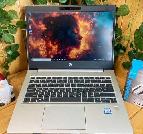 Стальной ультрабук HP i5-8/8gb/SSD/FullHD IPS