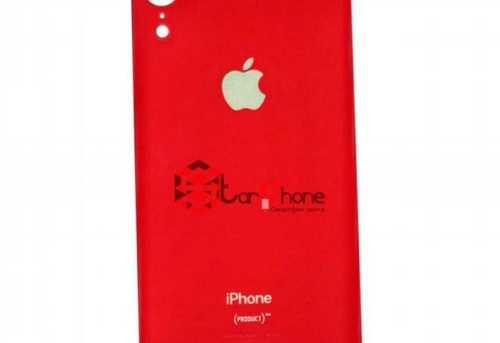 Задняя крышка iPhone XR (CE), маленький вход, крас