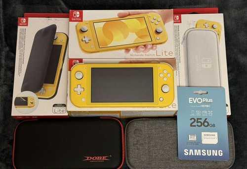 Nintendo Switch Lite (новая, прошитая, 256Gb)