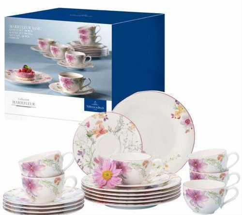 Кофейный сервиз villeroy boch 18 предметов