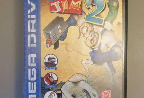 Картридж Earthworm Jim 2 для sega MD (оригинал)