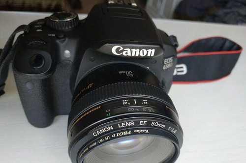 Сanon 650D + объектив Canon EF 50mm 1,4