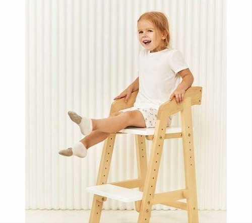 Детский растущий стул ортопедический. В стиле Икеа