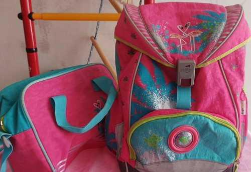 Ранец рюкзак школьный для девочки Derdidas