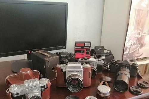 Пленочный фотоаппараты коллекция