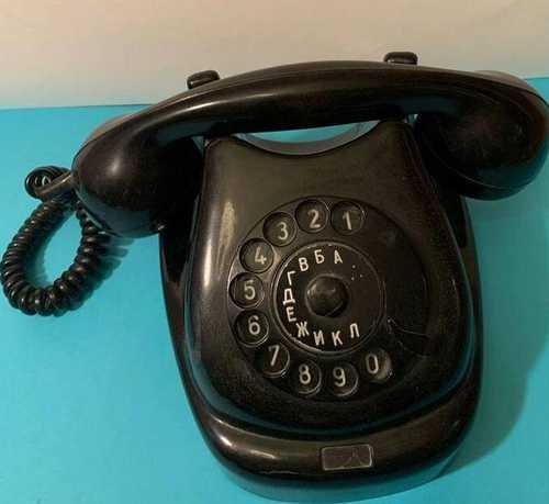 Телефон Ретро Винтаж СССР Дисковый Tesla 1984