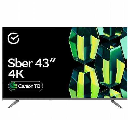 Телевизор 43" Sber / 4K / SDX-43U4014. Новый