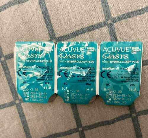 Линзы acuvue oasys -2