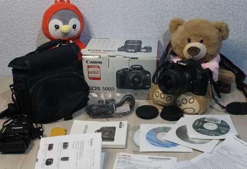 Зеркальный фотоаппарат Canon 500D в Kit версии