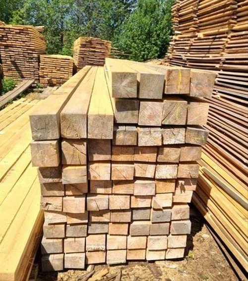 Брус обрезной. Куб бруса