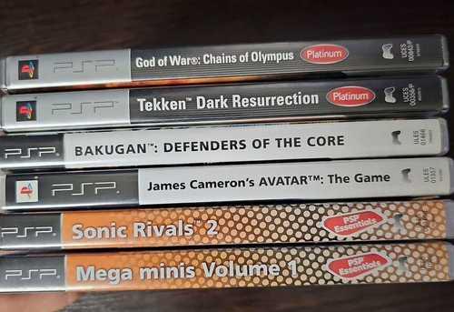 PSP 3008 игры. GOV, Avatar, Tekken, Sonic, Bakugan