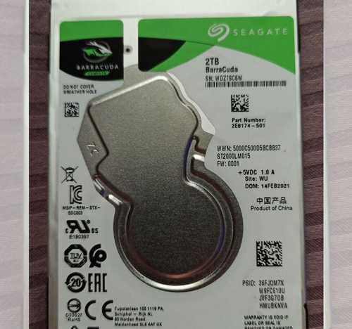 Жесткий диск seagate 2тб