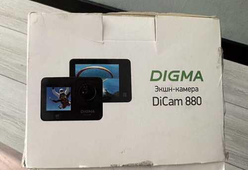 Экшен камера Digma DiCam 880
