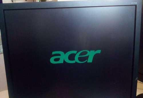 Монитор 17 acer V173 неисправен