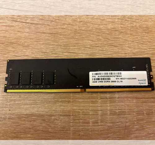 Оперативная память ddr4 4gb