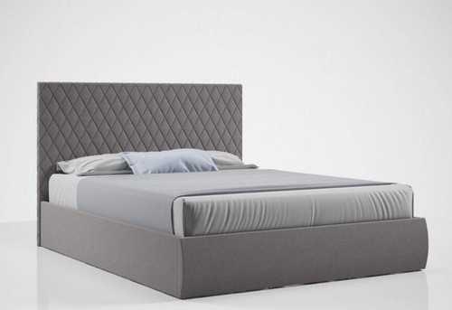 Кровать двухспальная с мягкой обивкой 160х200