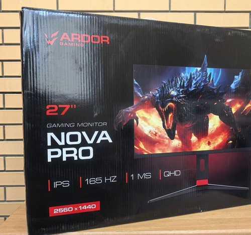 Новый игровой 2K 165 Гц Ardor Gaming Nova PRO