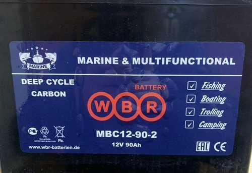 Аккумулятор WBR marine MBC12-90-2