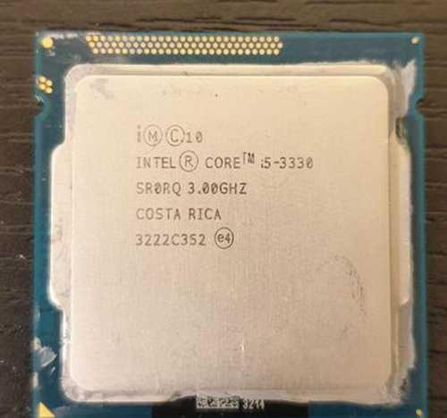 Процессор intel core i5-3330