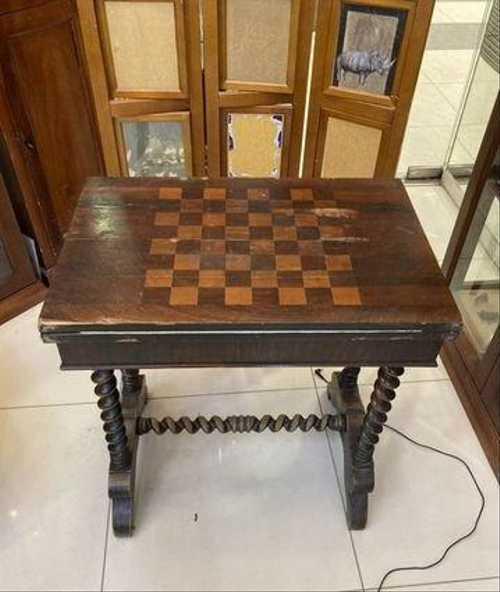 Шахматный столик, старинный