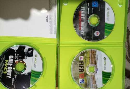 Xbox 360 +диски 7шт