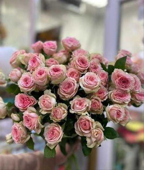Розы кустовые:Цветы с доставкой