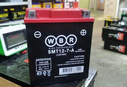 Аккумулятор мото WBR 1207.1 ytx7l-BS