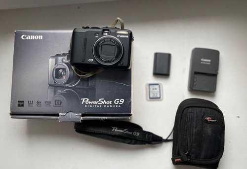 Canon powershot G9 отл сост полный комплект