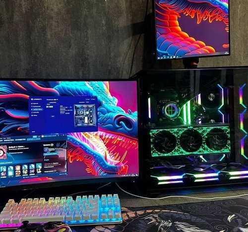 Игровой ПК, Core i7-13700KF, GeForce RTX 4070 Ti 12 ГБ, RAM 32 ГБ