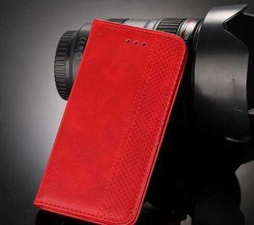 Чехол-книжка на Xiaomi Poco M4 Pro 4G, Красный