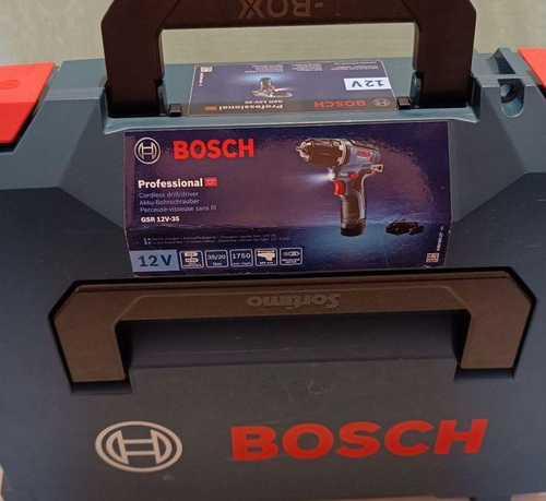 Шуруповерт bosch gsr 12v 35