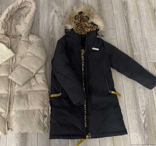 Пуховики Zara, Crokid для девочки 122-128