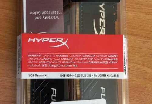 Kingston HyperX Fury Black DDR4 2x8 16 гб
