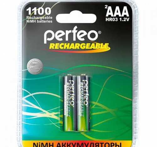 Батарейки аккумуляторные AAA Perfeo 1100mAh